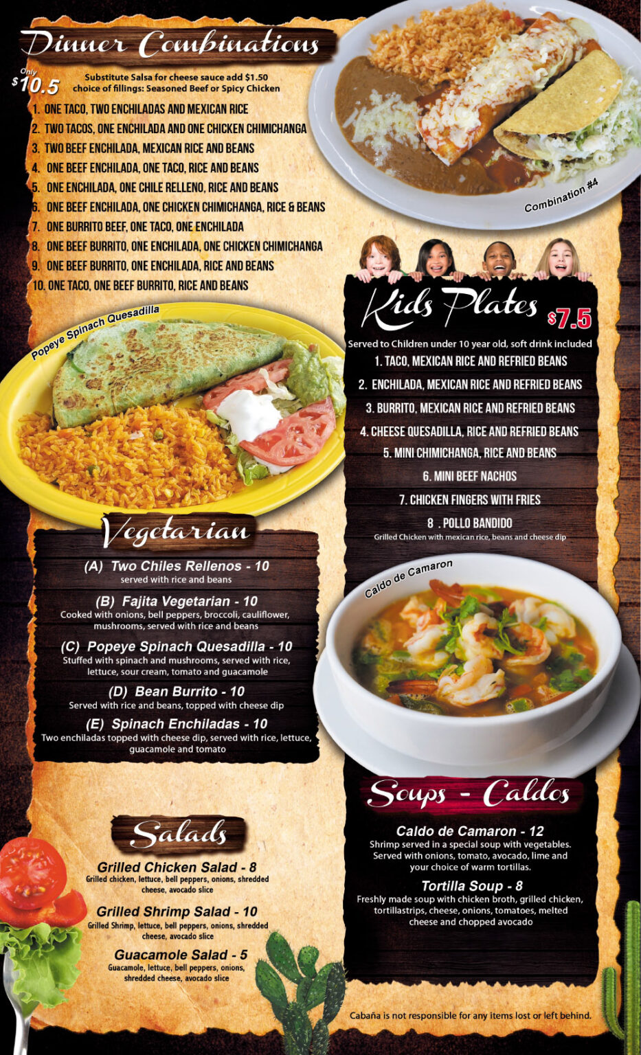 Cabana Mexican Restaurant – The Best Mexican Food in Somerset, Kentucky!